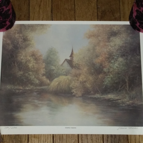 Wall Decor | Laura Mann Steeple Visions Print | Poshmark